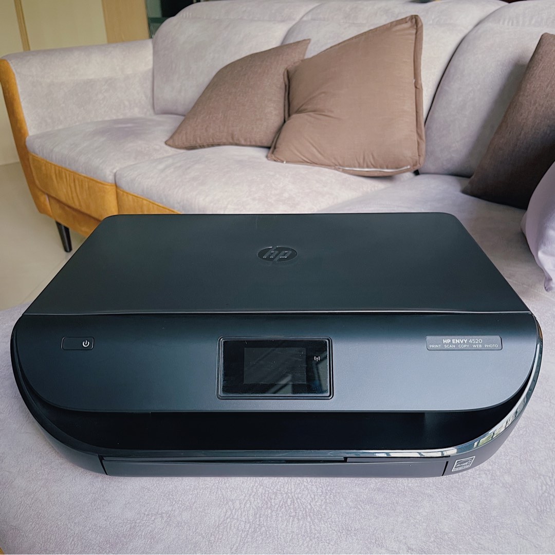 HP Envy 4520 + #63 OG Black Ink, Computers & Tech, Printers, Scanners ...