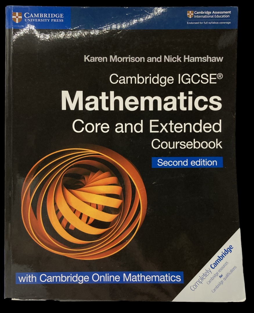 IGCSE Math Core and Extended Coursebook Cambridge, Hobbies & Toys ...