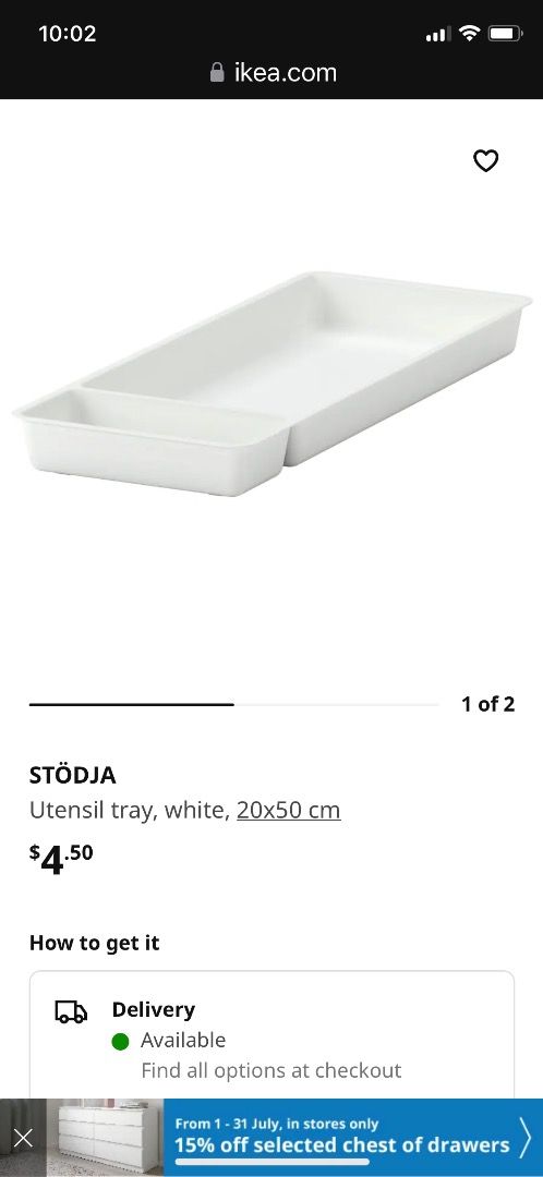 IKEA Cutlery tray, Furniture & Home Living, Kitchenware & Tableware ...
