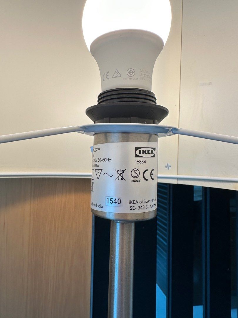Ikea Floor Lamp, Furniture & Home Living, Lighting & Fans, Lighting on ...