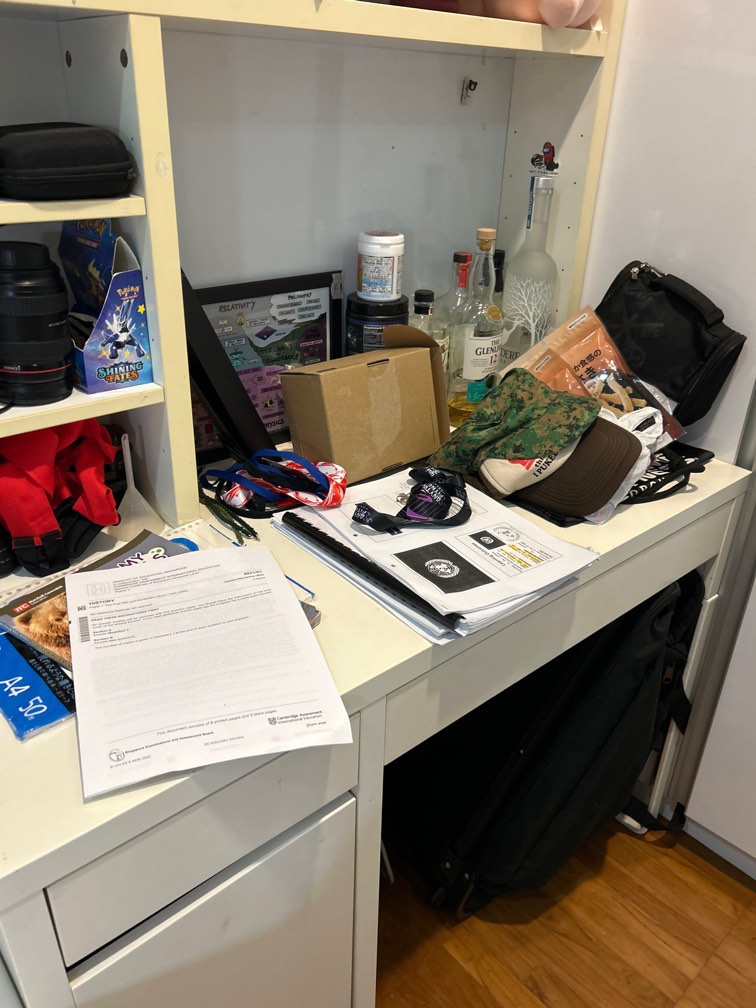 IKEA Study Table, Furniture & Home Living, Furniture, Tables & Sets on ...