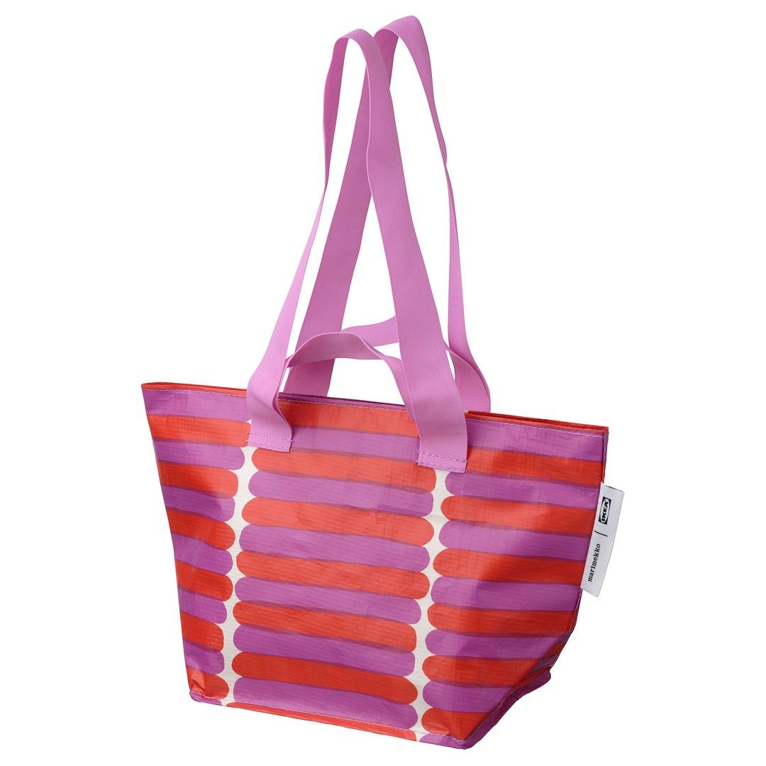 Ikea x Marimekko limited edition carrier bags, 女裝, 手袋及銀包, Tote Bags ...