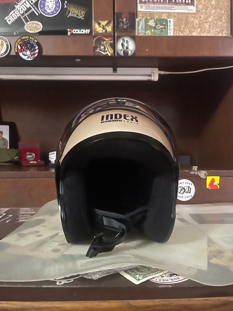 INDEX motorcycle helmet, Motorcycles, Motorcycle Apparel on Carousell
