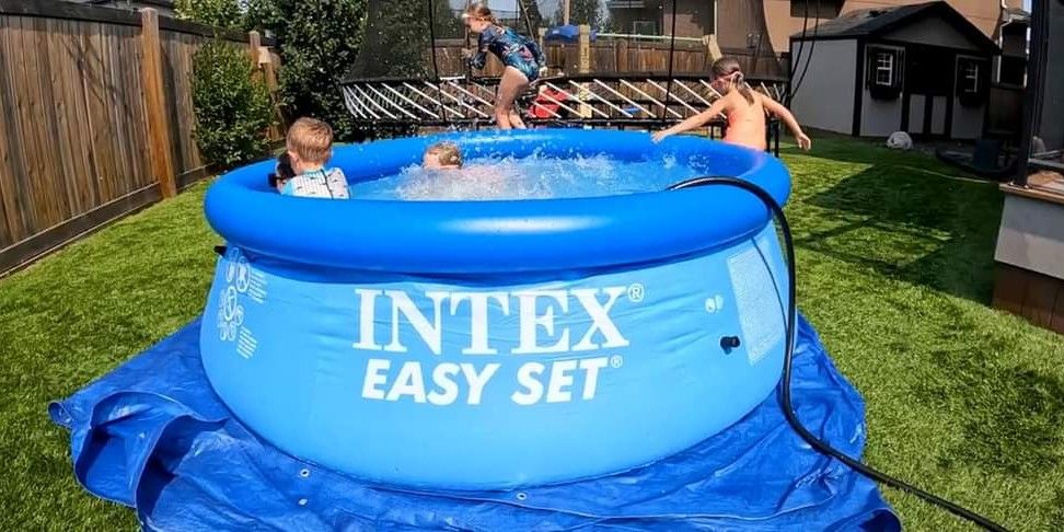 Intex Inflatable Pool, Furniture & Home Living, Outdoor Furniture on ...