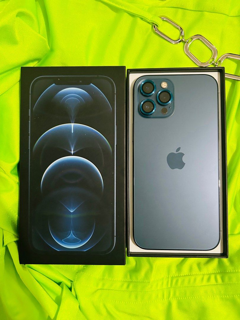 IPHONE 12 PRO MAX PACIFIC BLUE on Carousell