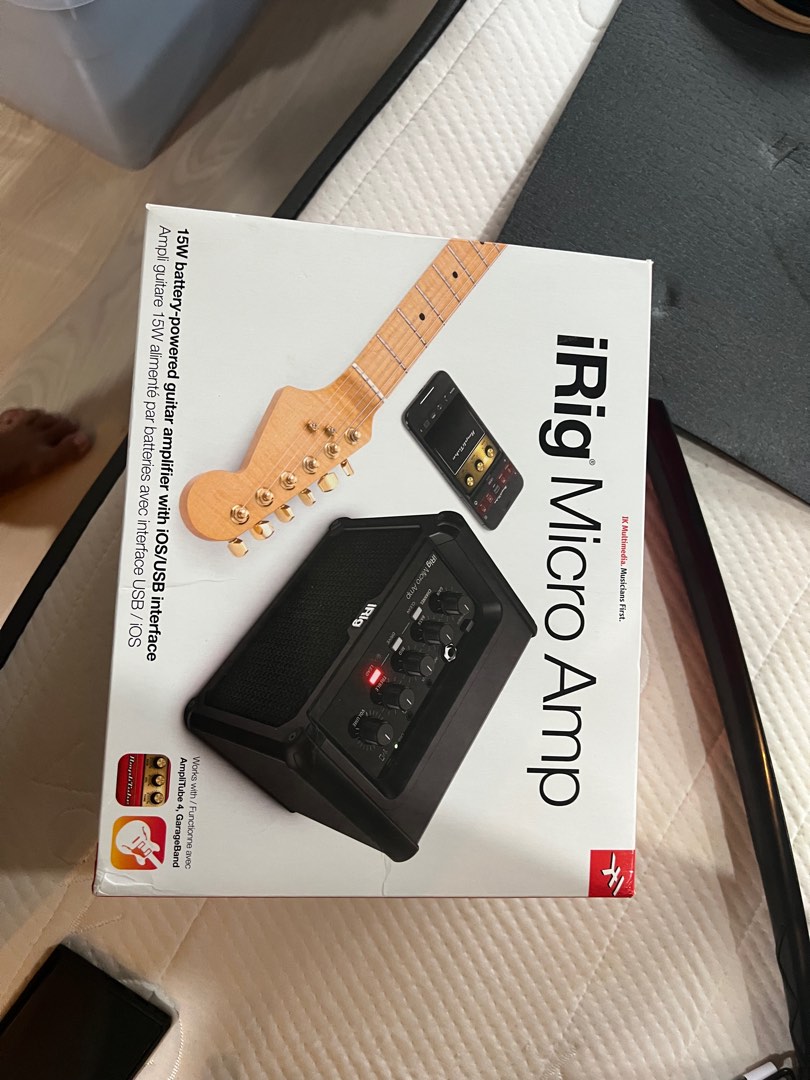 IRig Micro Amp + free power adapter, Hobbies & Toys, Music & Media ...