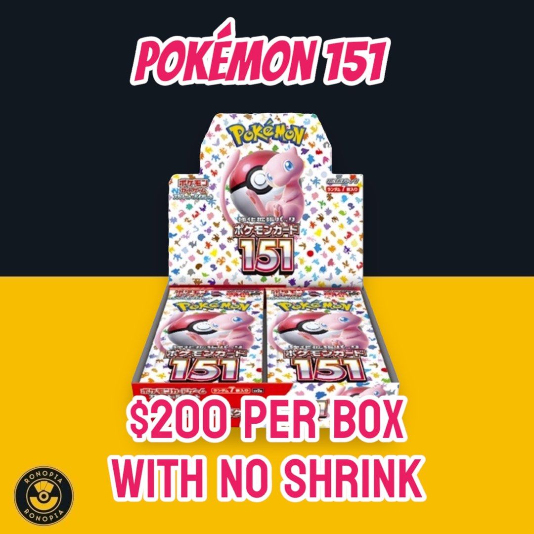 Japanese Pokémon Set - 151, Hobbies & Toys, Toys & Games on Carousell