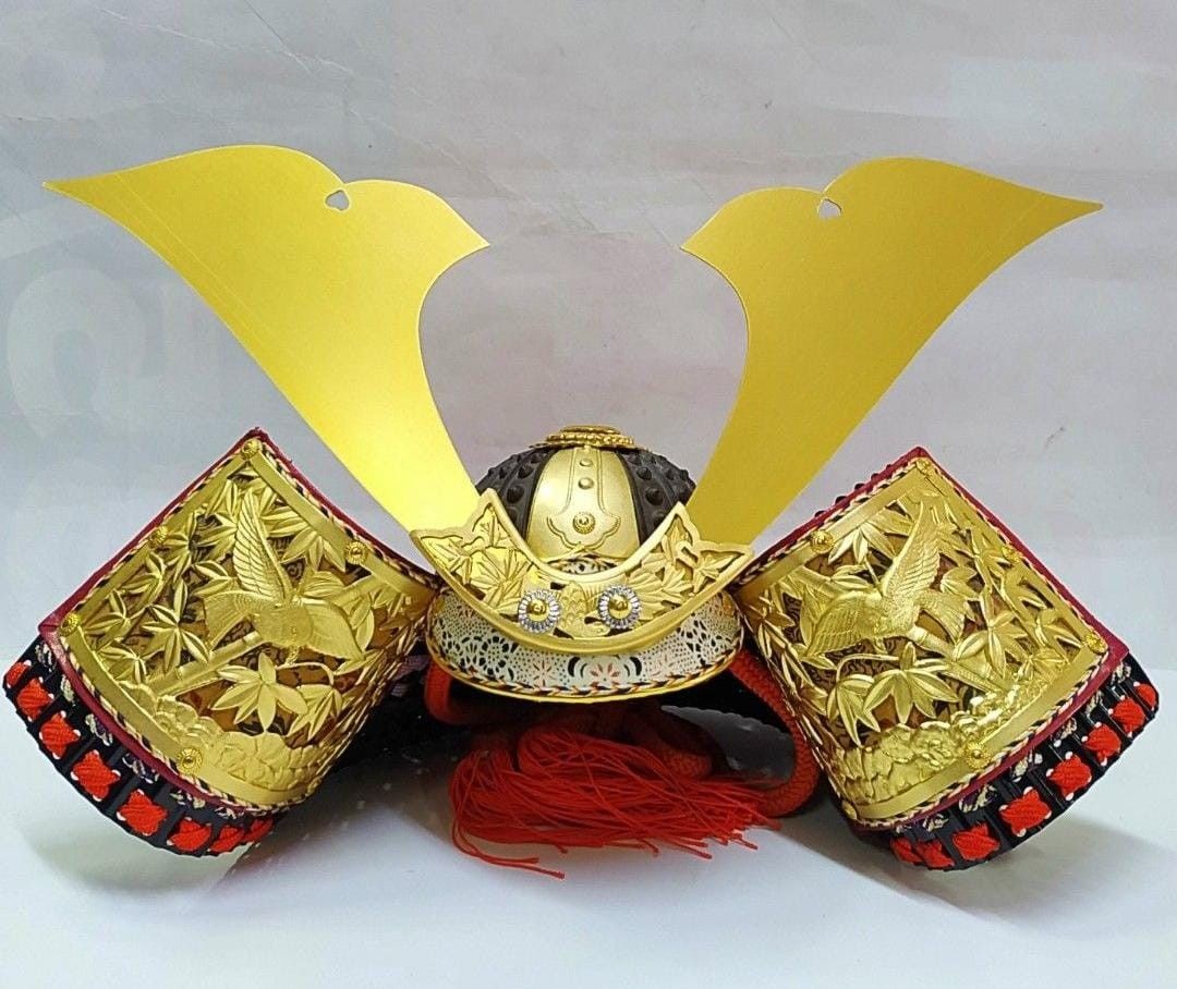 Japanese Samurai Armor Helmet Decorative Kabuto Replica zen Bushi ...