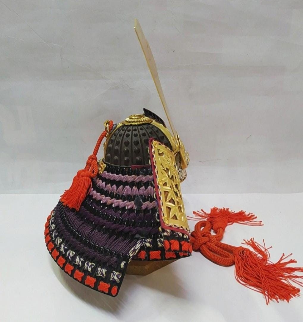 Japanese Samurai Armor Helmet Decorative Kabuto Replica zen Bushi ...