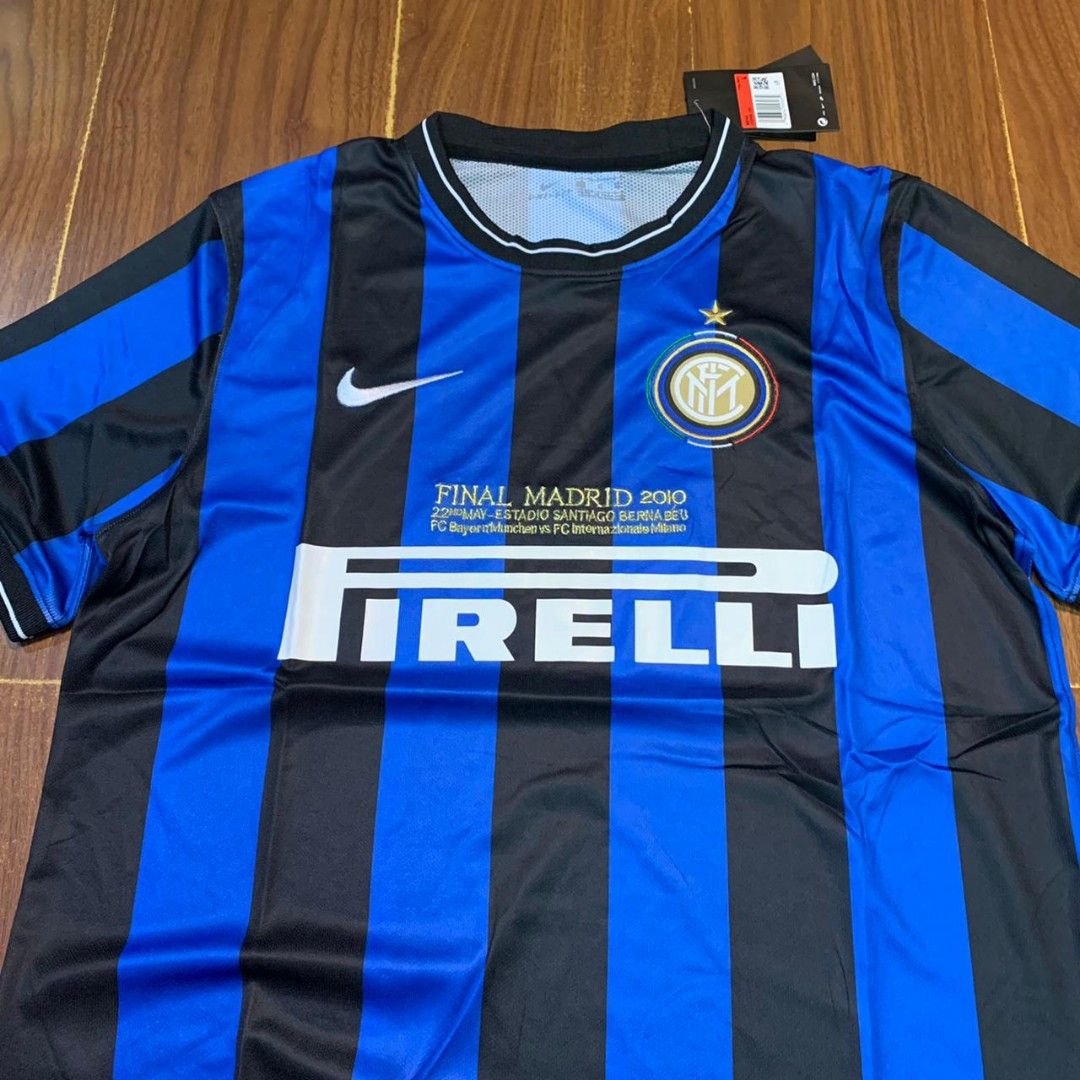 jersey inter milan "Firelli" - Blue Black on Carousell