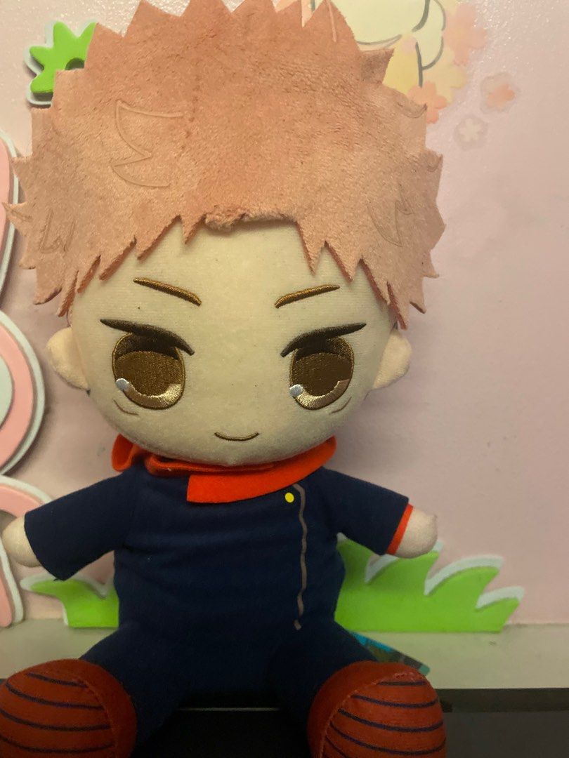 Jjk Itadori Yuji Plushie Stuffed Plush Toy Jujutsu Kaisen On Carousell