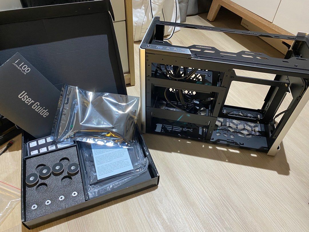 Jonsplus i100 Pro - Aluminium ITX PC gaming case , 360mm AIO Radiator ...