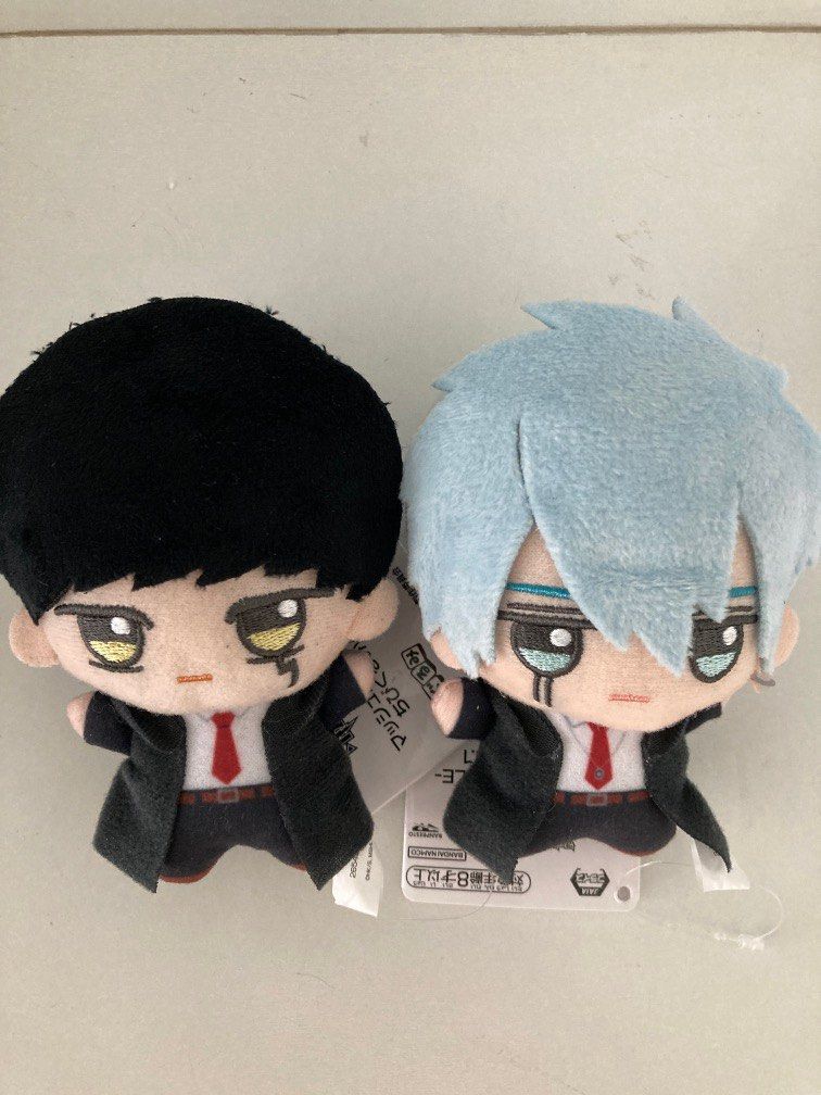 Jump shop Mashle chibi plush Mash and Lance set, Hobbies & Toys, Toys ...
