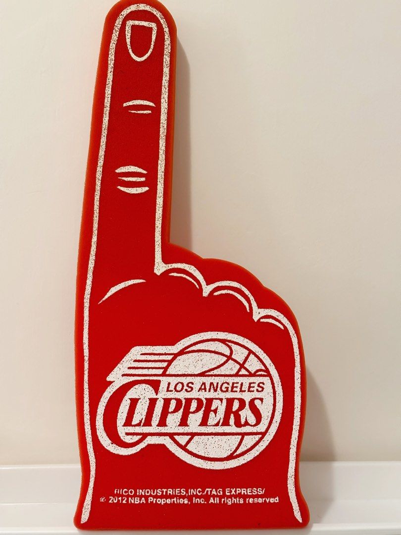 美國直送 LA Clippers #1 Fan NBA 洛杉機 快艇 打氣 海綿 手指, 運動產品, 其他運動配件 - Carousell