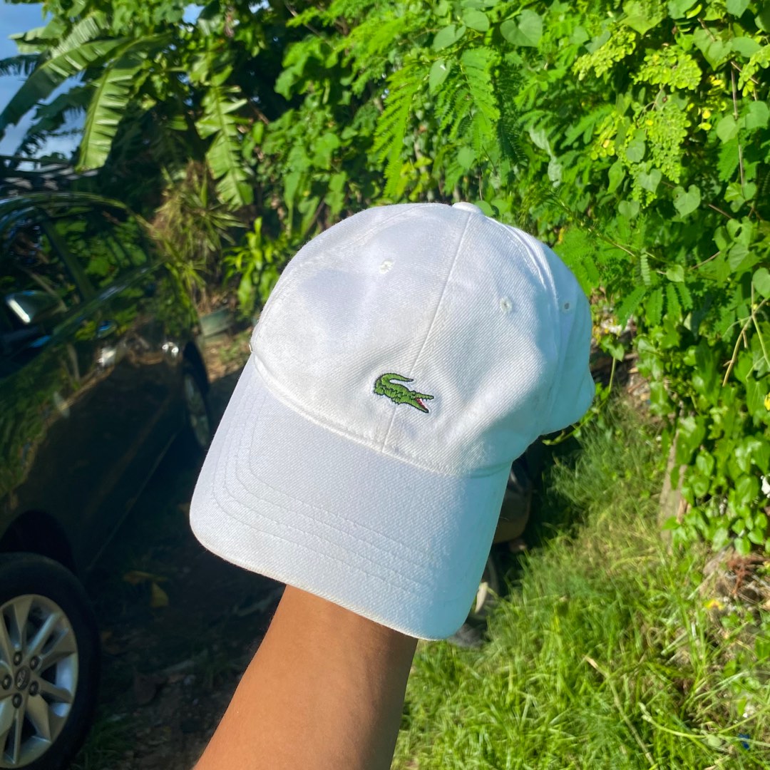 Lacoste Cap White on Carousell