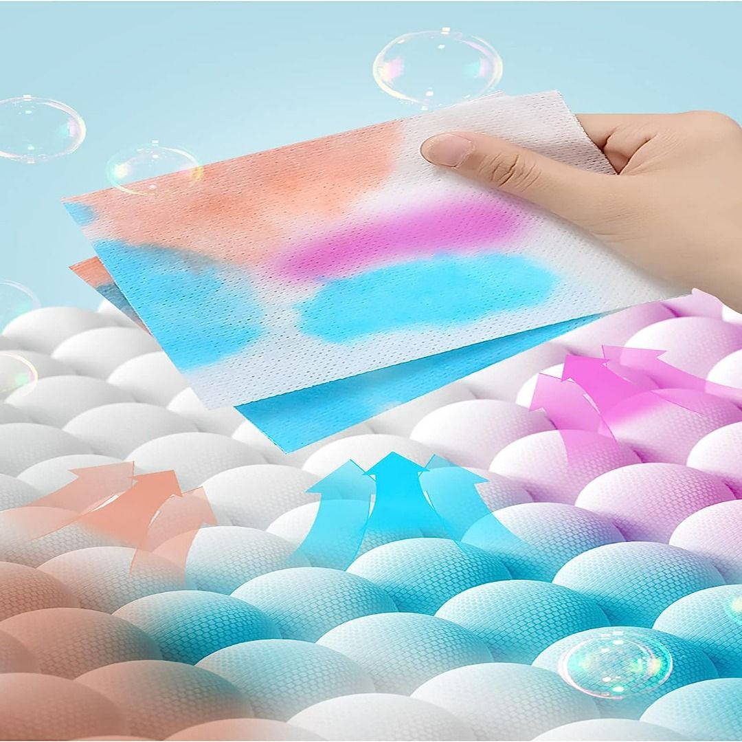 Laundry Color Catcher Absorption Sheet Anti Dye for Washing Machine ...
