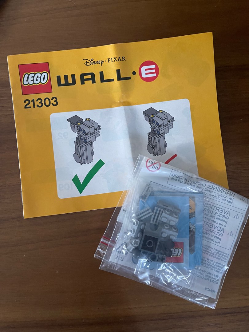 Lego 21303 Wall E parts, 興趣及遊戲, 玩具 & 遊戲類 - Carousell