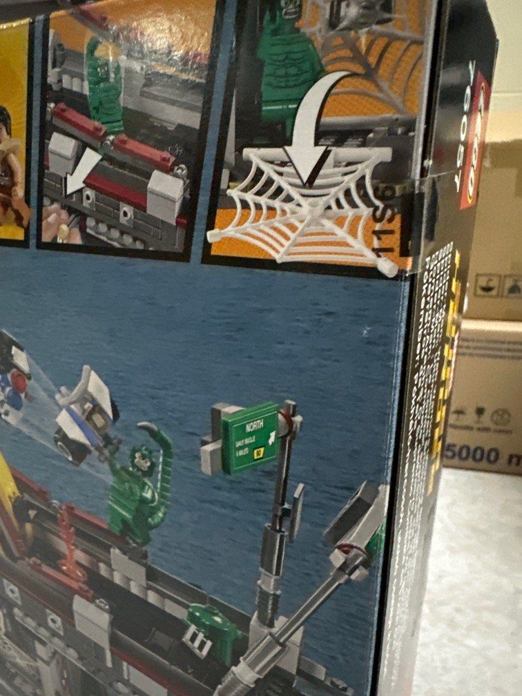 Lego 76057 Spider-Man: Web Warriors Ultimate Bridge Battle, Hobbies ...