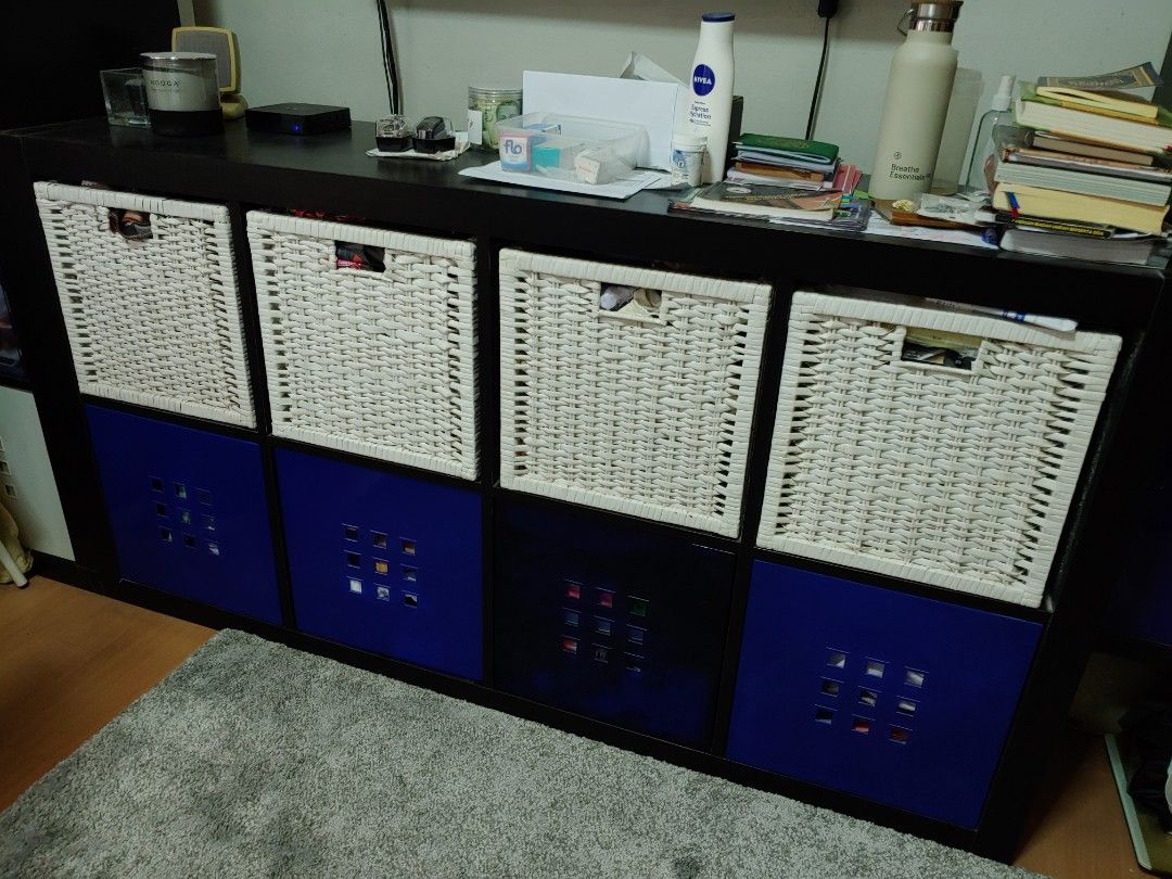 LEKMAN boxes for IKEA KALLAX, Furniture & Home Living, Furniture ...