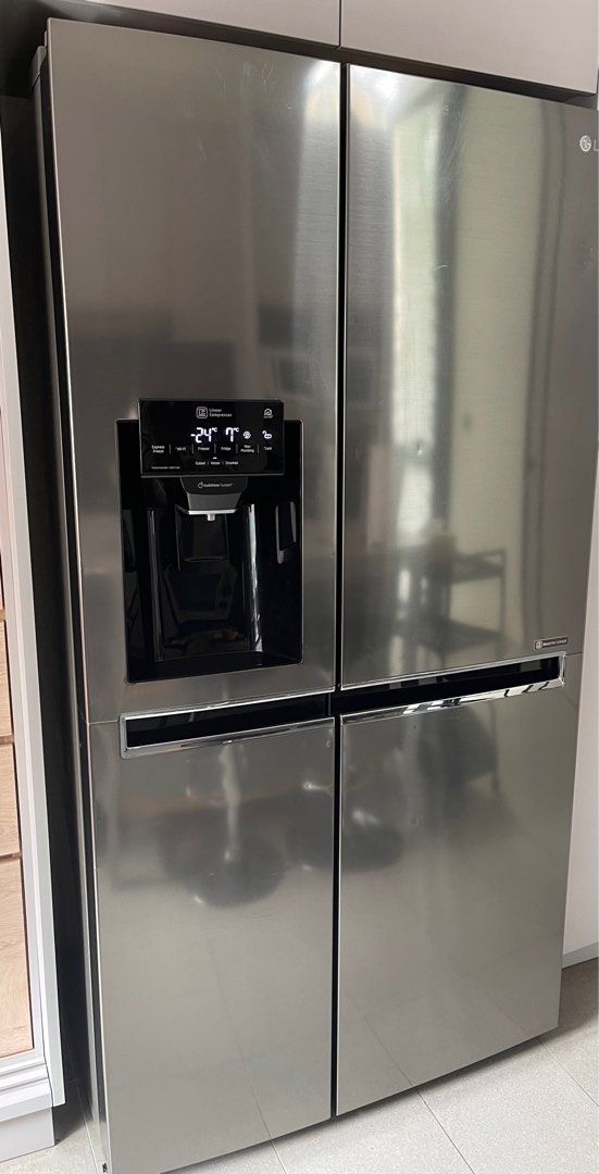 LG Fridge 601L side-by-side-fridge with Inverter Linear Compressor, TV ...