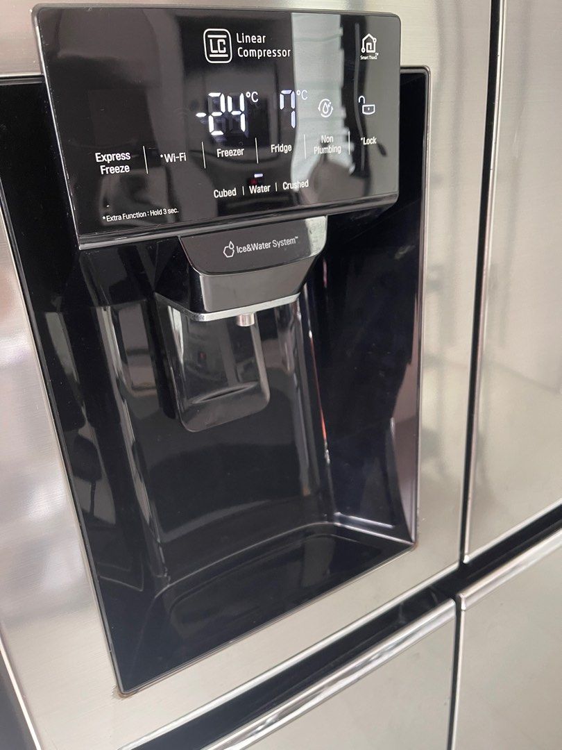 LG Fridge 601L side-by-side-fridge with Inverter Linear Compressor, TV ...