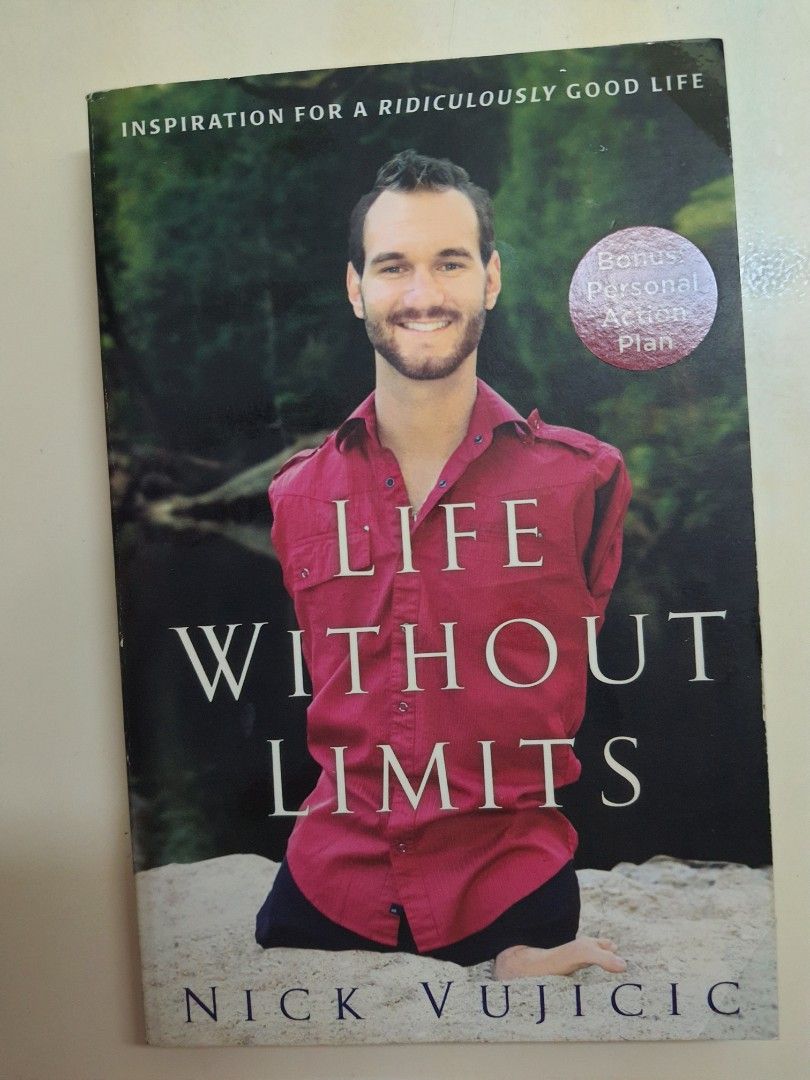 Life Without Limits By Nick Vujicic 興趣及遊戲 書本 And 文具 小說 And 故事書 Carousell
