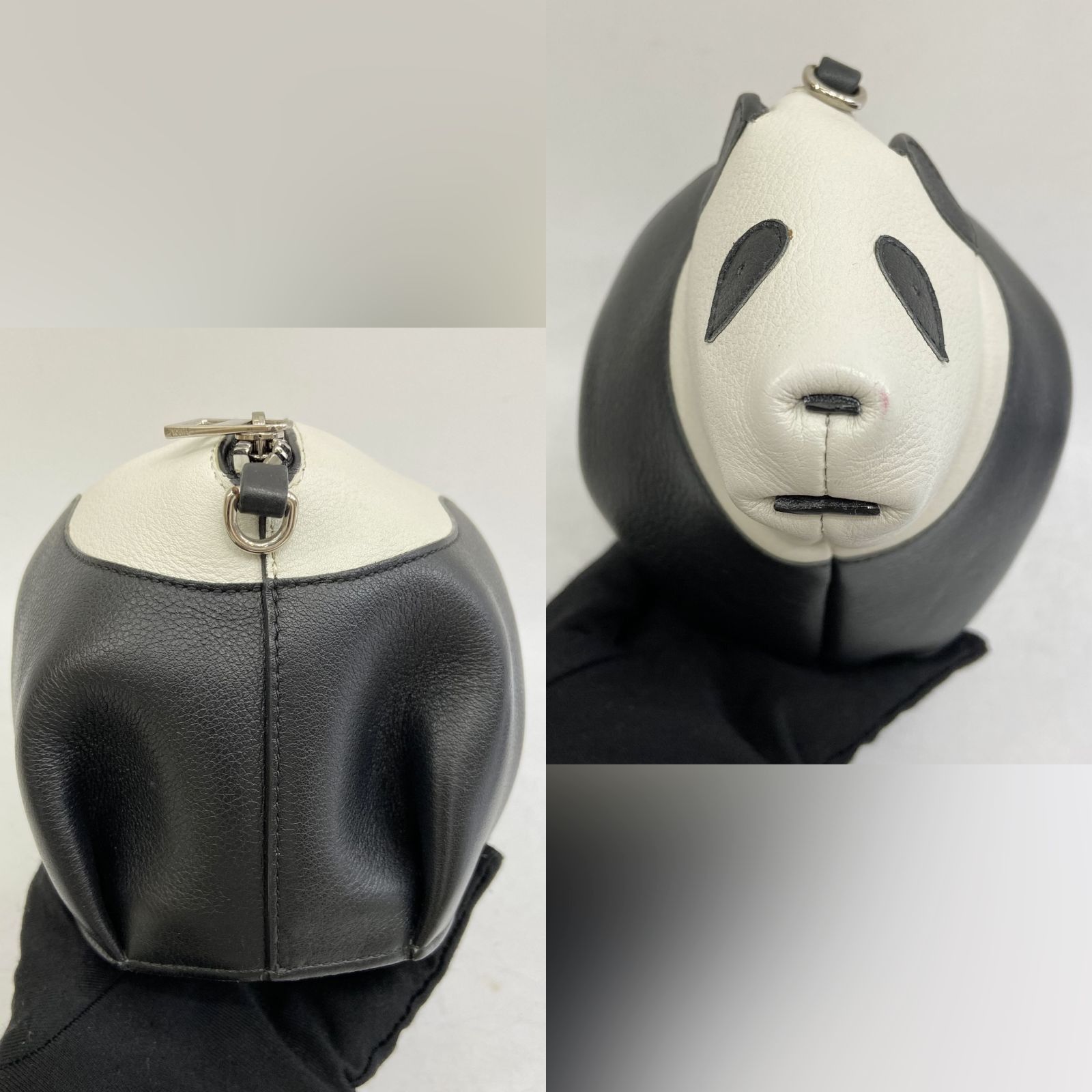 LOEWE BLACK / WHITE PANDA BEAR SHOULDER BAG 237019171 WE, Luxury, Bags ...