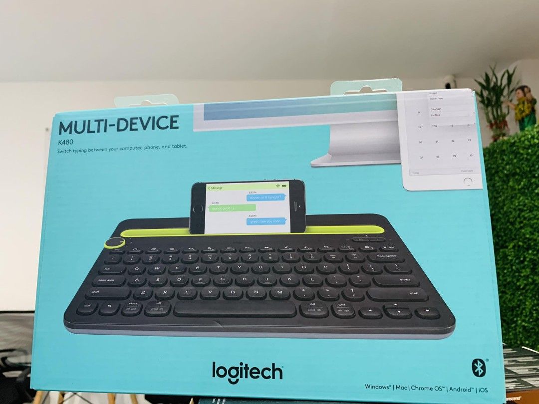 ⭐Logitech K480 Bluetooth Multi-Device Keyboard (Black), Computers & Tech, Parts & Accessories ...