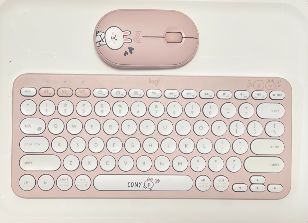 Logitech LINE FRIENDS SERIES K380 Bluetooth Keyboard & Mouse, Computers ...