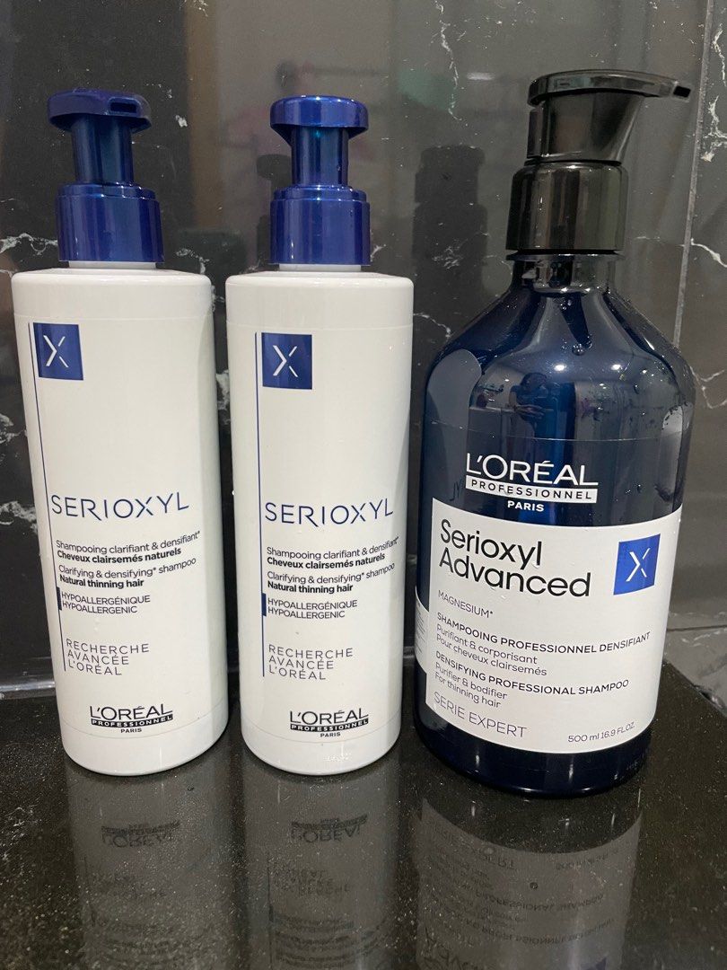Loreal Professional Serioxyl Advanced purifier bodifer shampoo for ...