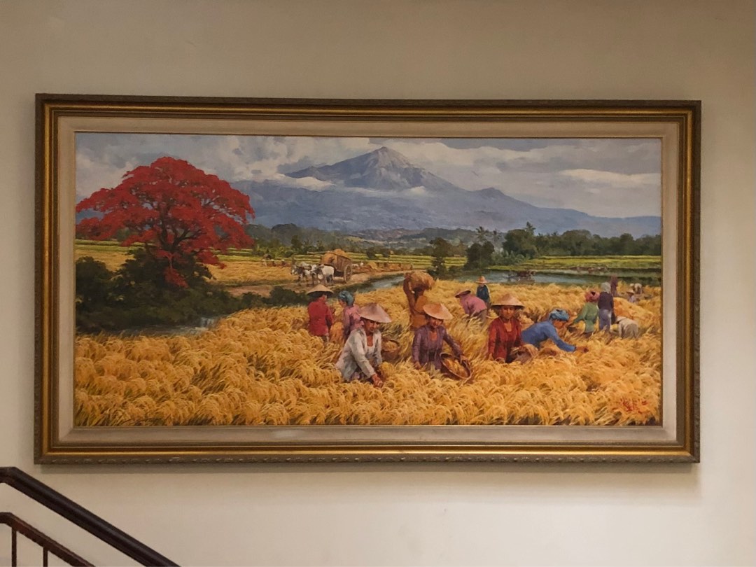 Lukisan Panen Raya D’Kustin / Dkustin, Desain & Kerajinan Tangan, Karya ...