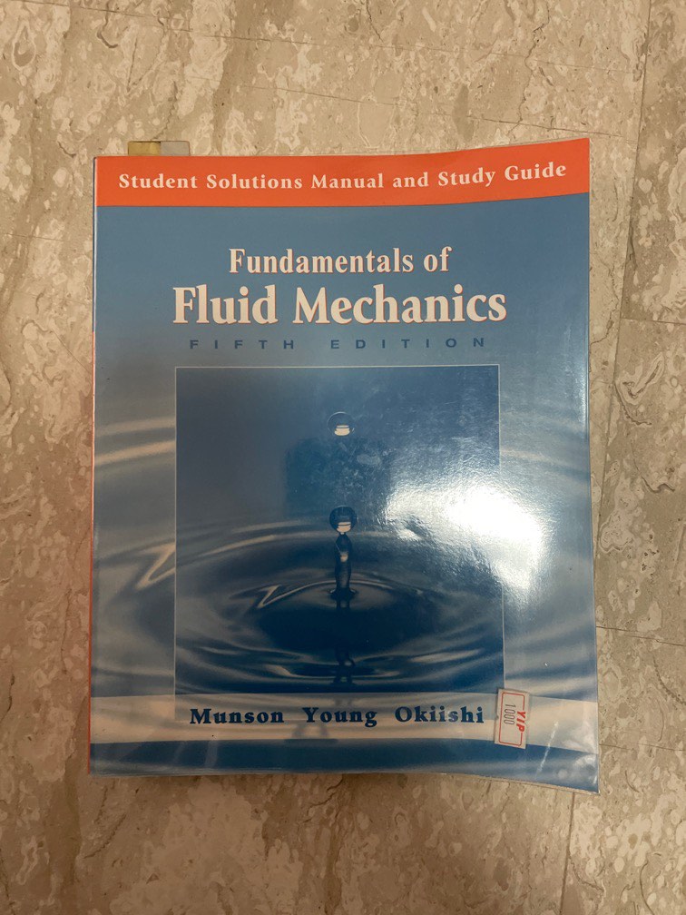 MA3006 Fluid Mechanics Textbook Wiley, Hobbies & Toys, Books & Magazines, Textbooks on Carousell