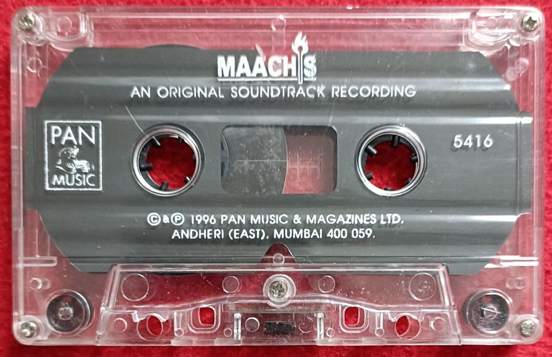 MAACHIS Hindi Soundtrack Cassette Tape, Hobbies & Toys, Music & Media ...