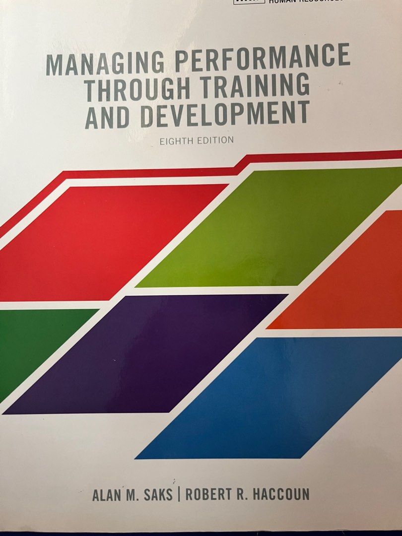 Managing Performance through Training and Development, Hobbies & Toys ...