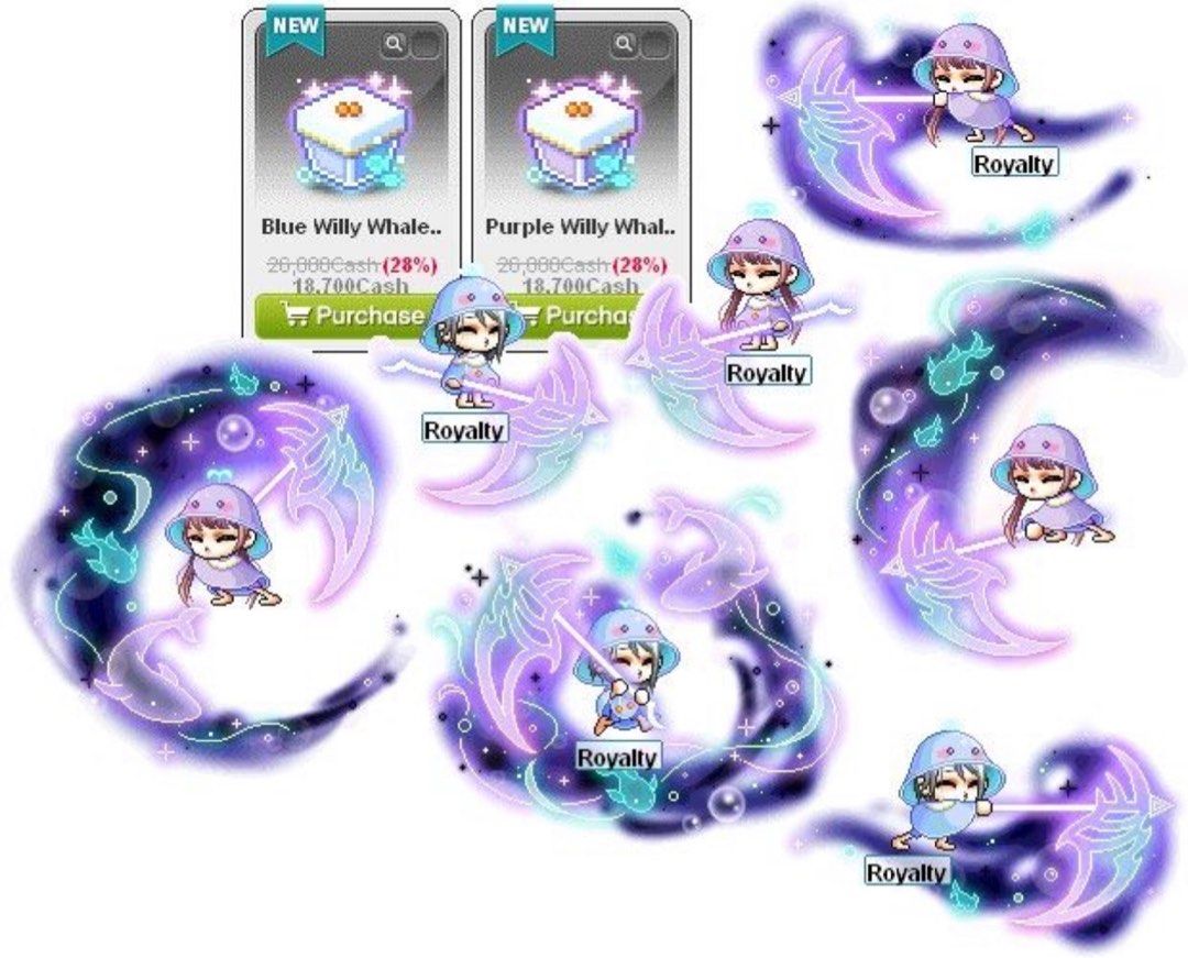 MapleSEA Willy Whale Cash EQ, Video Gaming, Gaming Accessories, In-Game ...