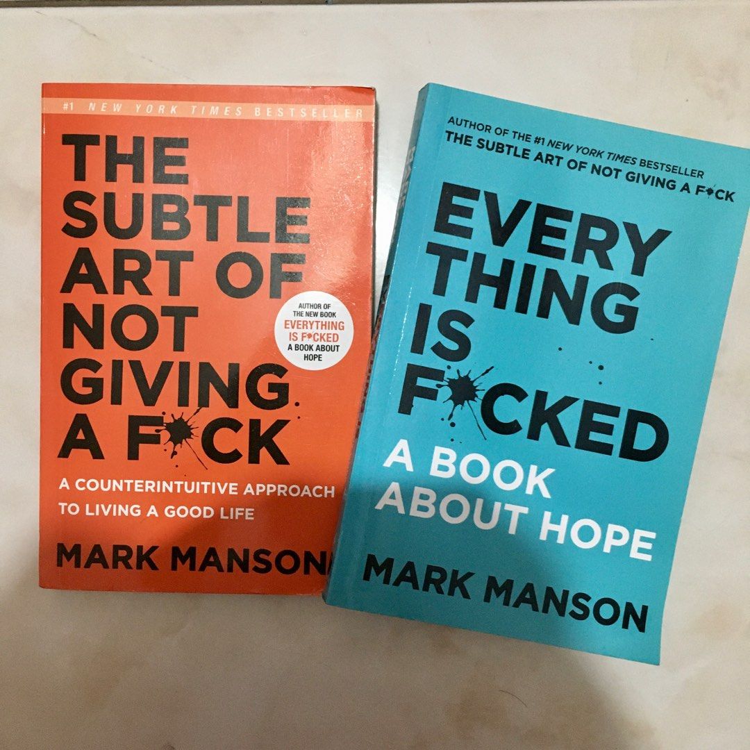 MARK MANSON SET BOOKS on Carousell