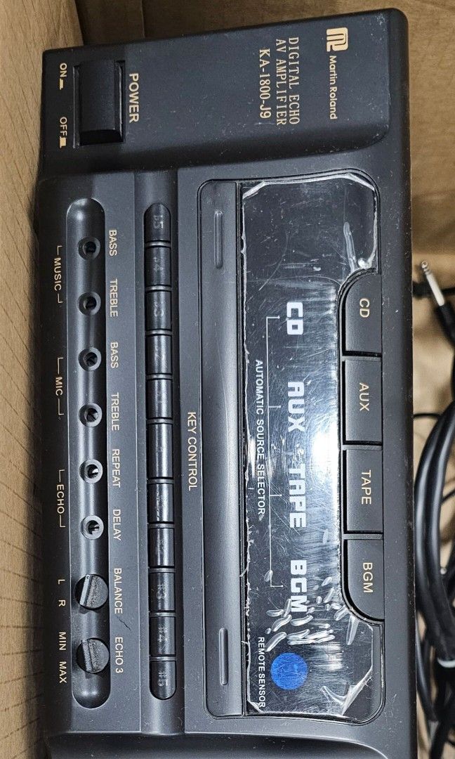 Martin Roland DIGITAL ECHO AV Amplifier KA 1800 J9 & Two sub, Audio ...