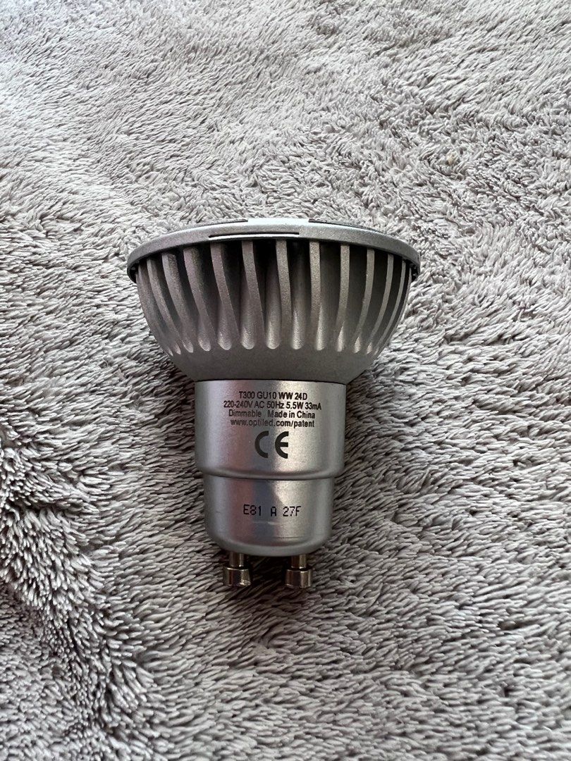 Megaman and Optiled GU10 dimmable downlight, Furniture & Home Living ...