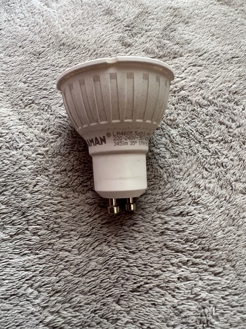 Megaman and Optiled GU10 dimmable downlight, Furniture & Home Living ...
