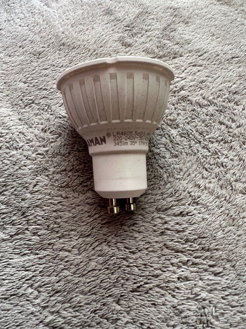 Megaman and Optiled GU10 dimmable downlight, Furniture & Home Living ...