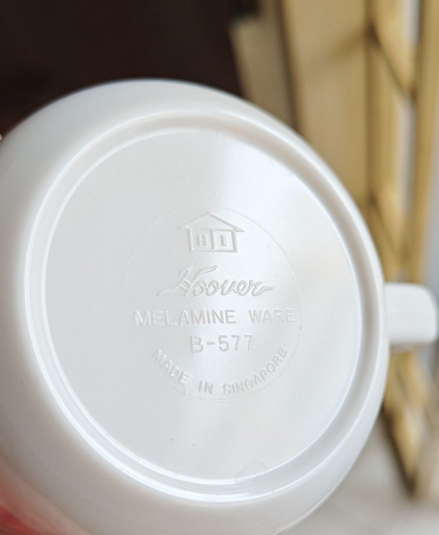 Melamine tea cup & saucer set, Furniture & Home Living, Kitchenware ...