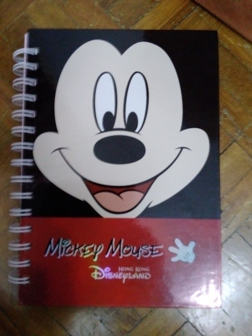 Mickey Mouse Diary Hong Konb Disneyland, Hobbies & Toys, Stationery ...