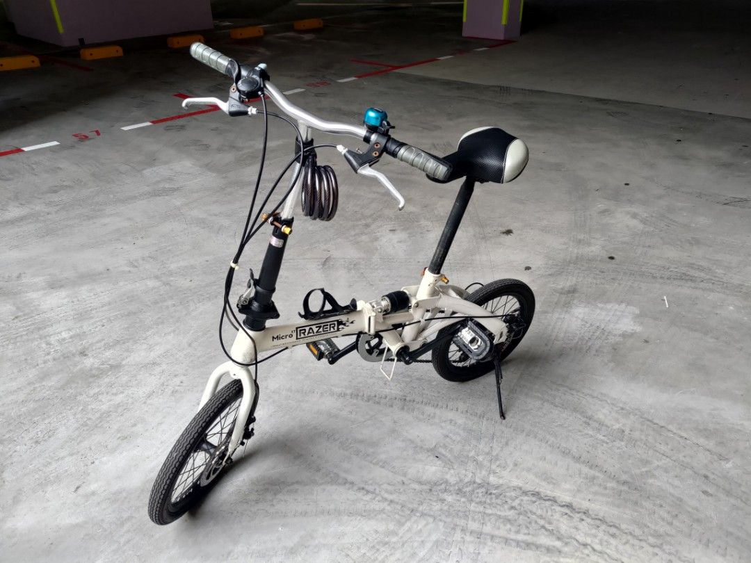 MicroRazor 16" 7 Gear Foldable Bicycle, Sports Equipment, Bicycles ...