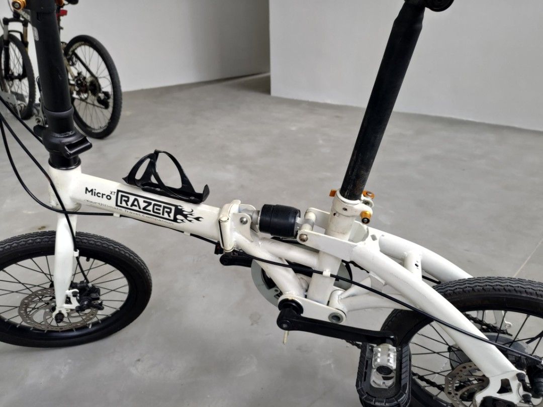 MicroRazor 16" 7 Gear Foldable Bicycle, Sports Equipment, Bicycles ...