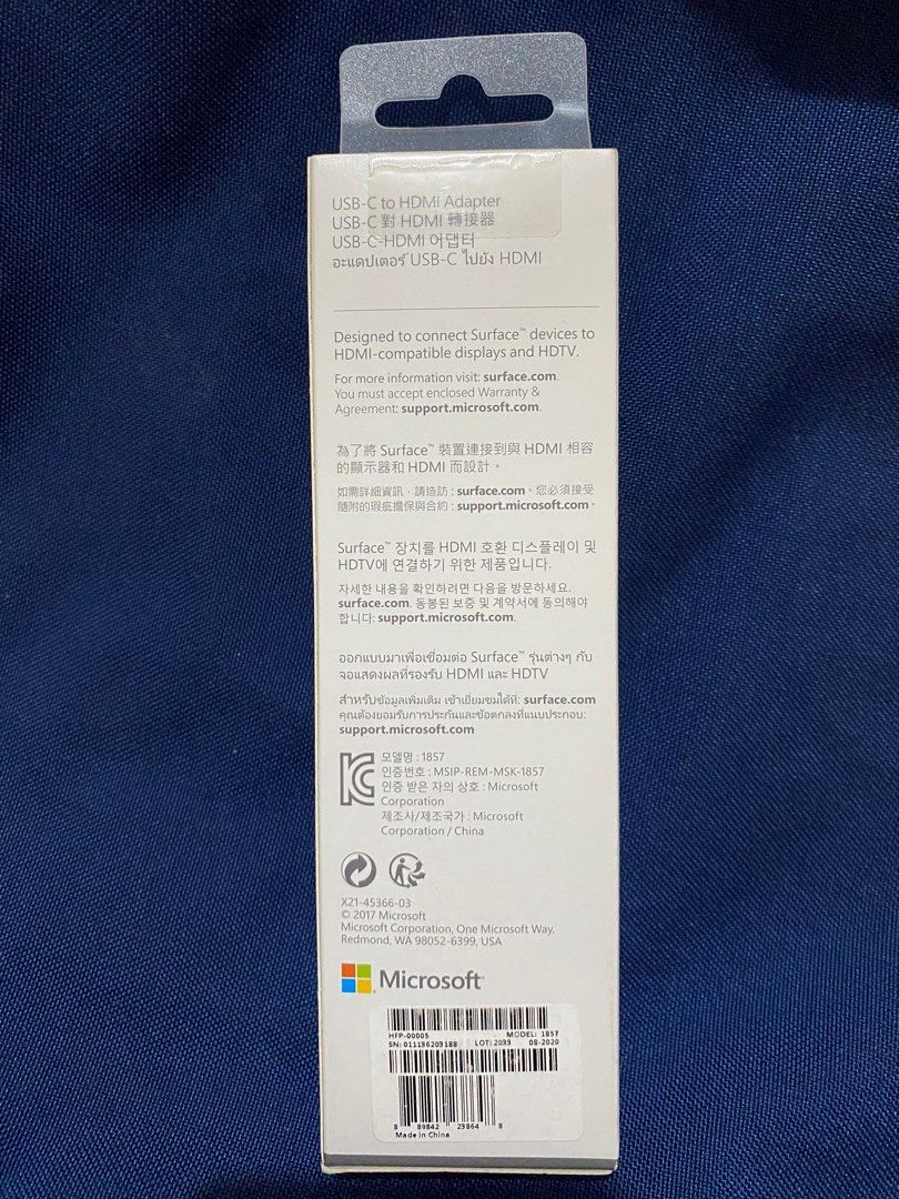 Microsoft Surface Usb C To Hdmi Adapter Computers Tech Parts Accessories Cables
