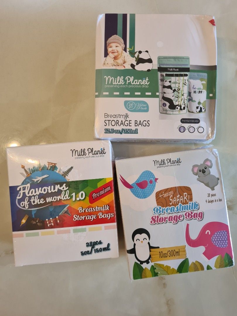 Milk Planet Thermal Sensor Breast Milk Storage Bags, Babies & Kids ...