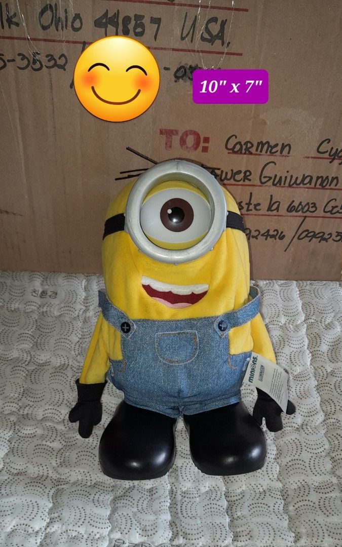 Minions Talking Tumbling Stuart, Hobbies & Toys, Toys & Games on Carousell