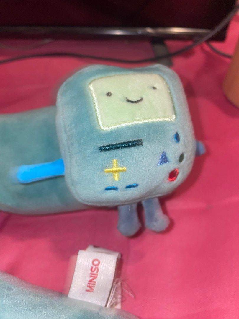 Miniso Adventure Time BMO Wrist Rest Plushie Stuffed Plush Toy on Carousell