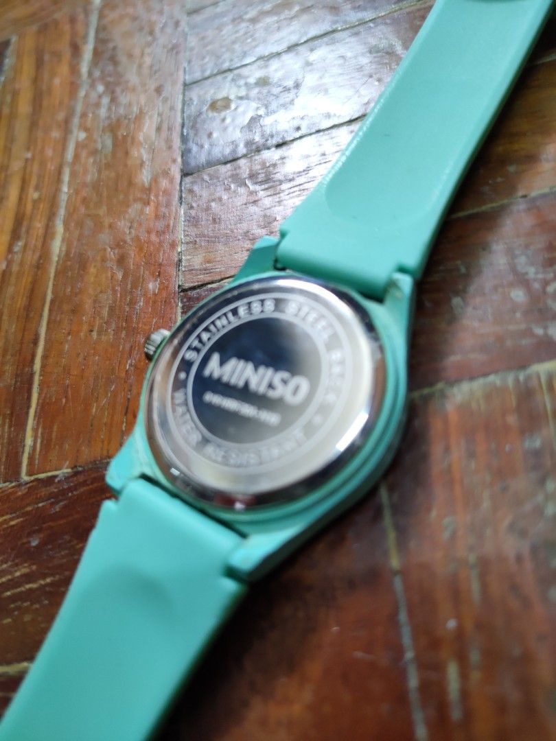 Miniso Light Green Analogue Watch, Women's Fashion, Watches ...