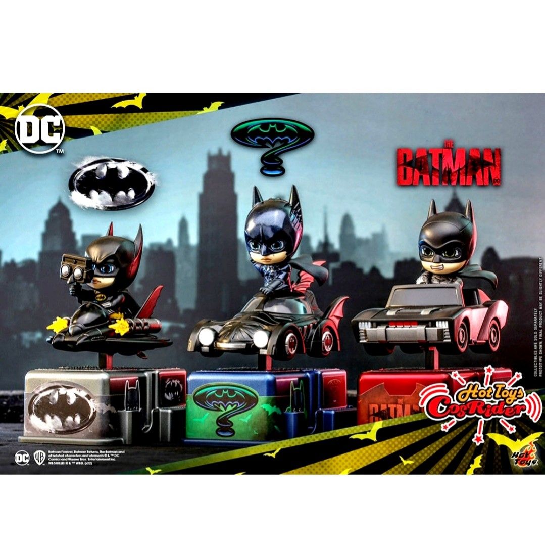 MISB Hot Toys DC Batman Forever Movie Val Kilmer Batman With Batmobile ...